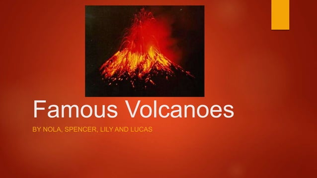 Famous Volcanoes | PPT