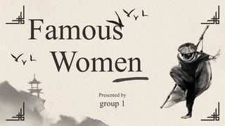 famous women in history - English presentation | PPTX