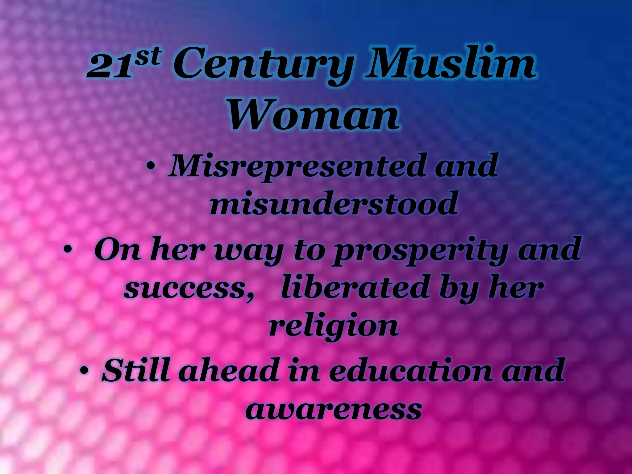 Famous muslim women in history | PPTX