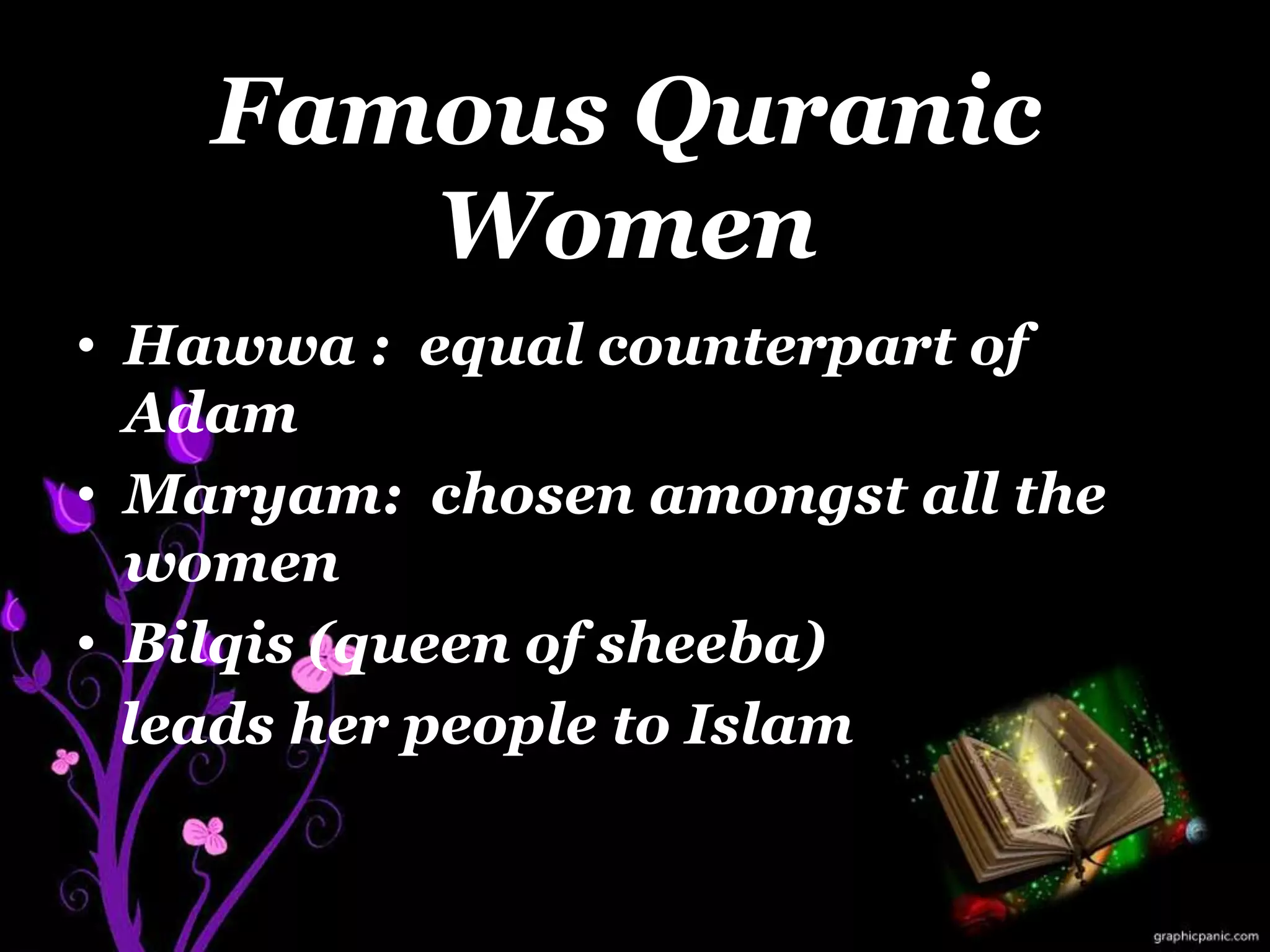 Famous muslim women in history | PPTX