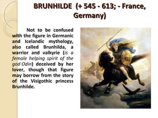Famous women in the middle ages | PPT