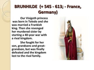 Famous women in the middle ages | PPT | Genealogy and Ancestry ...