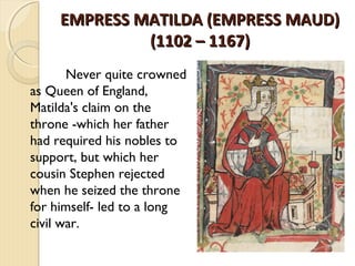 Famous women in the middle ages | PPT | Genealogy and Ancestry ...