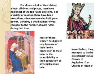 Famous women in the middle ages | PPT | Genealogy and Ancestry ...