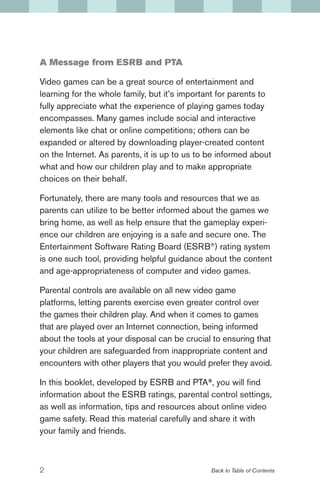 Fam parent tips for video games online | PDF