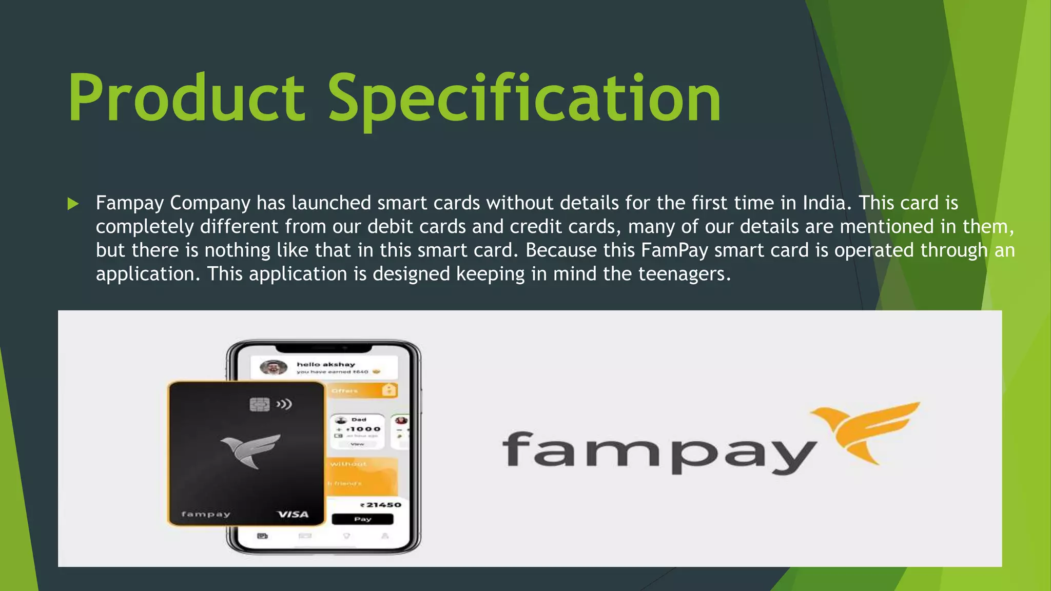 Fam pay india 1st numberless smart card | PPTX
