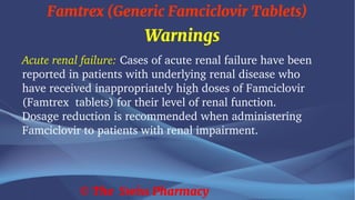 Famtrex (Generic Famciclovir Tablets) | PDF