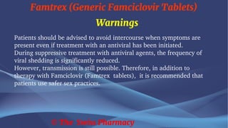 Famtrex (Generic Famciclovir Tablets) | PDF