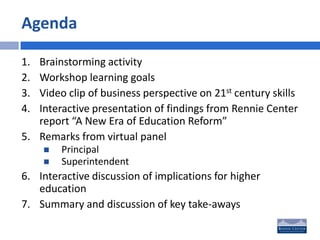 Integrating 21st Century Skills into Teaching and Learning: Preparing All Students for Success ...