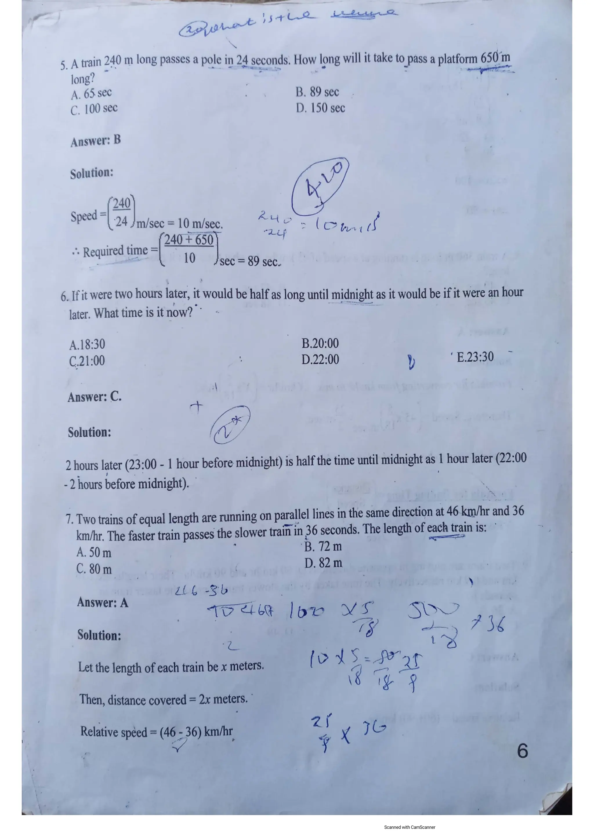 Fana Aptitude exam preparations / Aptitude exam preparations | PDF