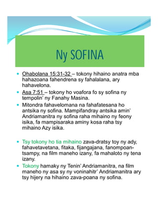 Fanamasinana ny tempoly [lecture seule] [mode de compatibilité] | PDF