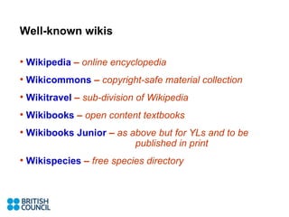 Fancy a wiki? | PPT