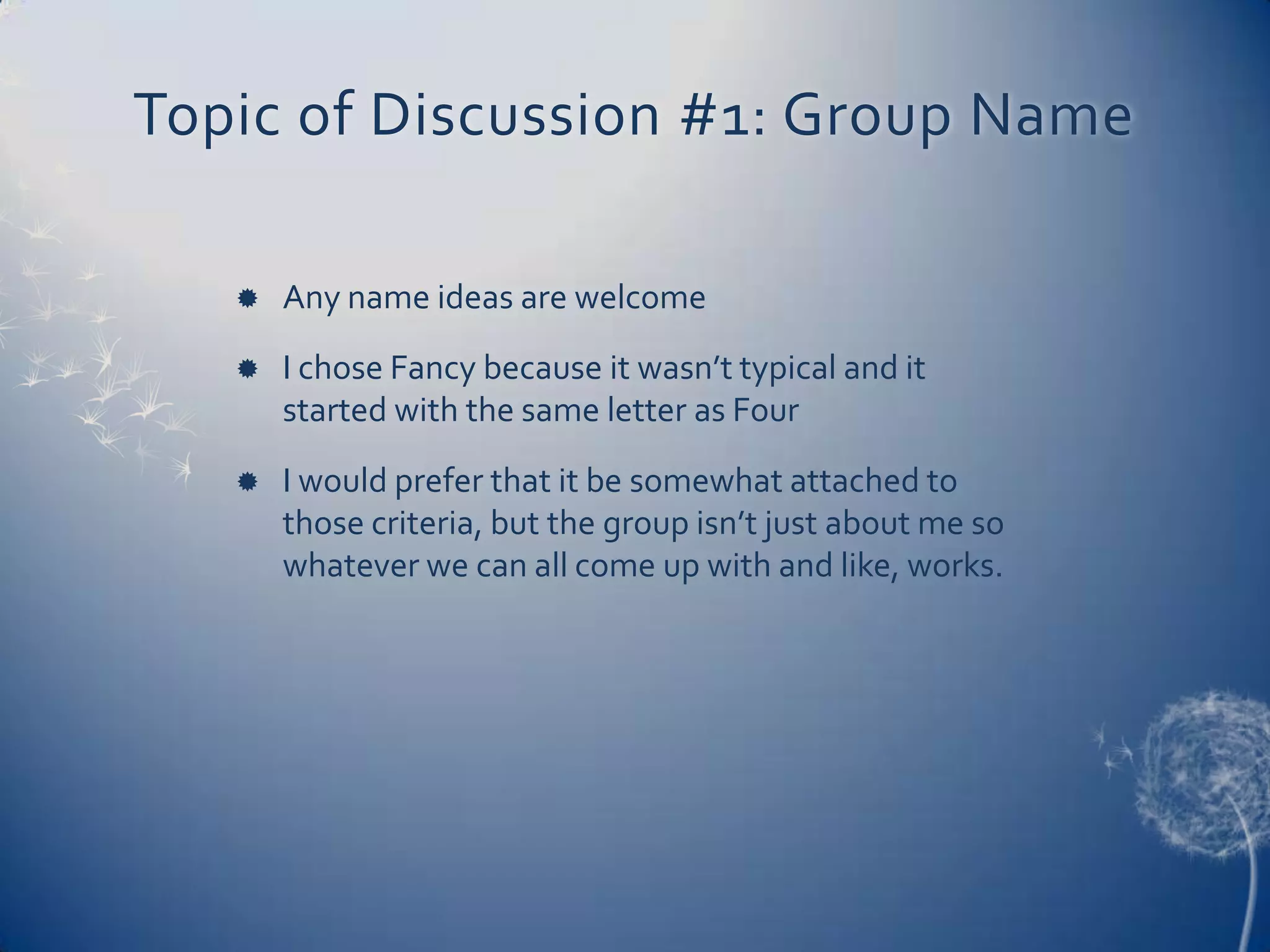 Fancy four meeting | PPT