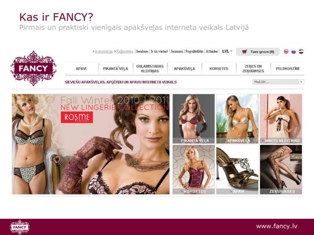 FANCY investoru prezentācija | PPT