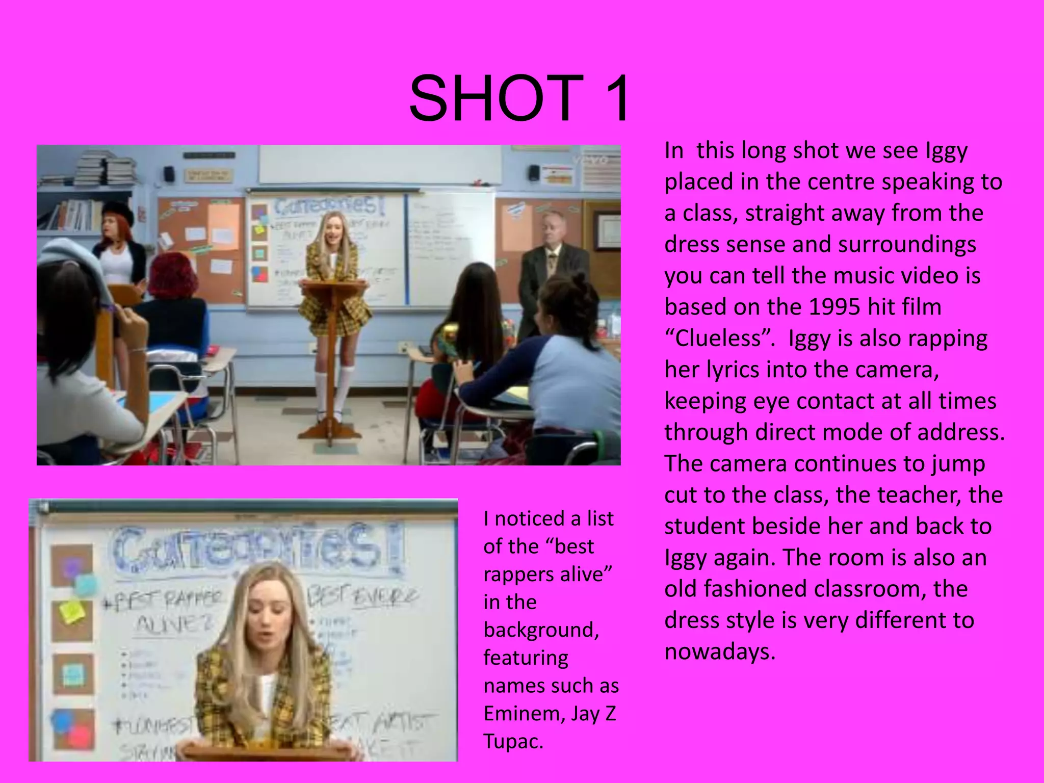Iggy Azalea feat. Charlie XCX-Fancy music video analysis | PPTX
