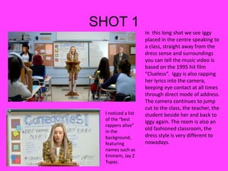 Iggy Azalea feat. Charlie XCX-Fancy music video analysis | PPTX