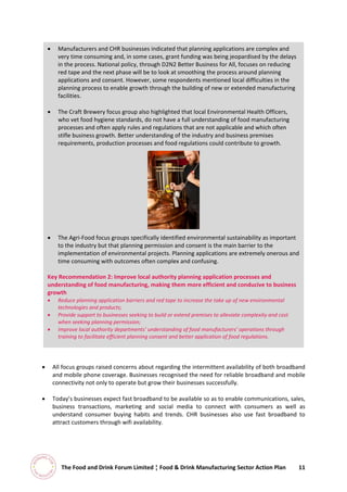 Food & Drink Manufacturing Sector, Strategy & Action Plan | PDF