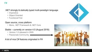 2018-09 - F# and Fable | PPTX