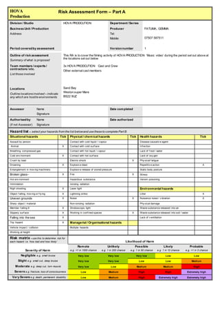 Risk assessment | PDF