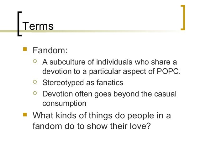 Fandom Meaning
