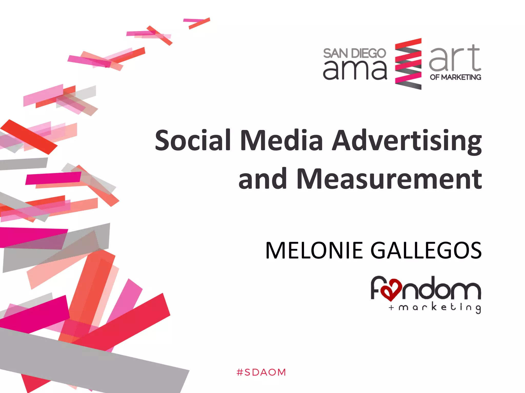 Fandom Marketing: Social Media Advertising and Measurement | PPT