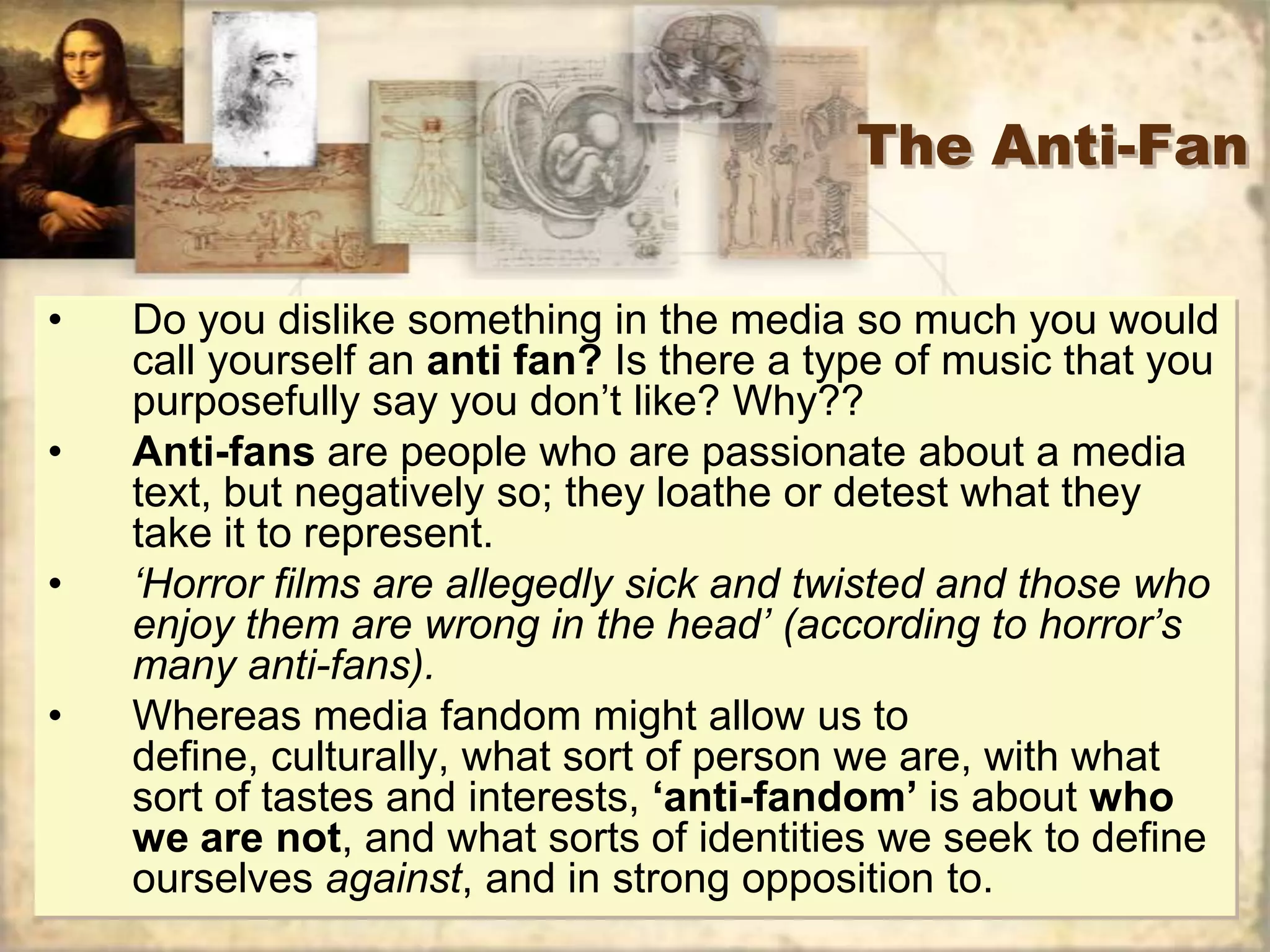 Fandom and Popular Culture | PPT