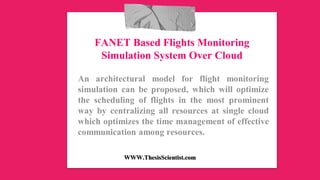Latest Research Topics On Flying Ad-Hoc Networks (FANETs): | PDF