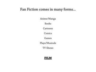 Fan Fiction Presentation | PPT