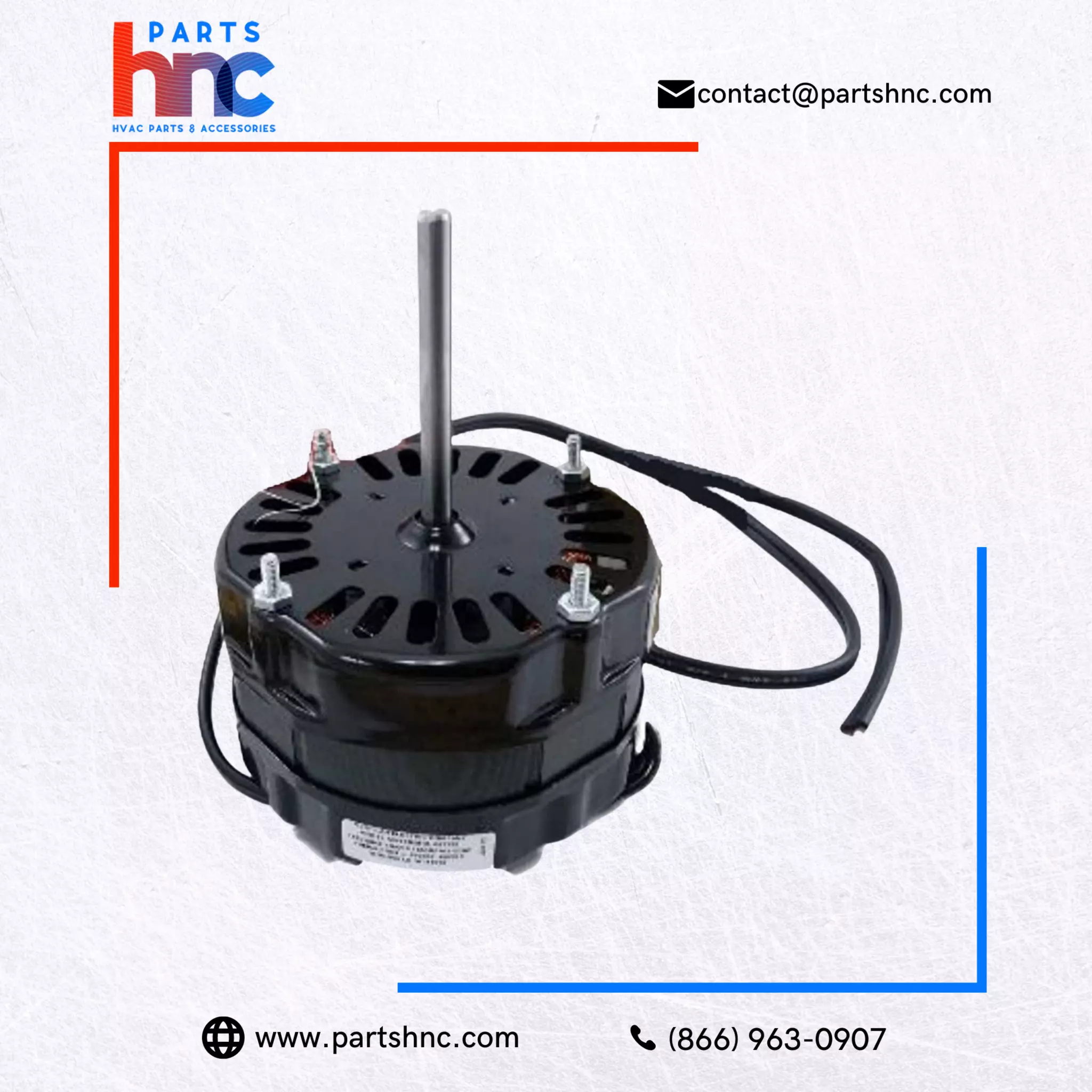 Fan Motor,120Hp,115V,1650Rpm For Sterling HVAC -Part# 11J31R04766 ...