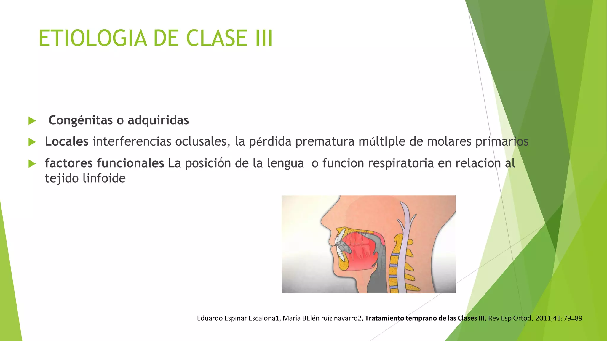 ORTOPEDIA -CLASE III | PDF | Dental Health | Diseases and Conditions