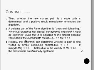 Fano algorithm | PPTX | Programming Languages | Computing