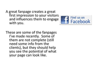 Custom Facebook Fanpages | PPT