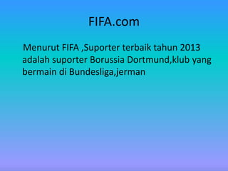 Fans fans sepakbola | PPTX