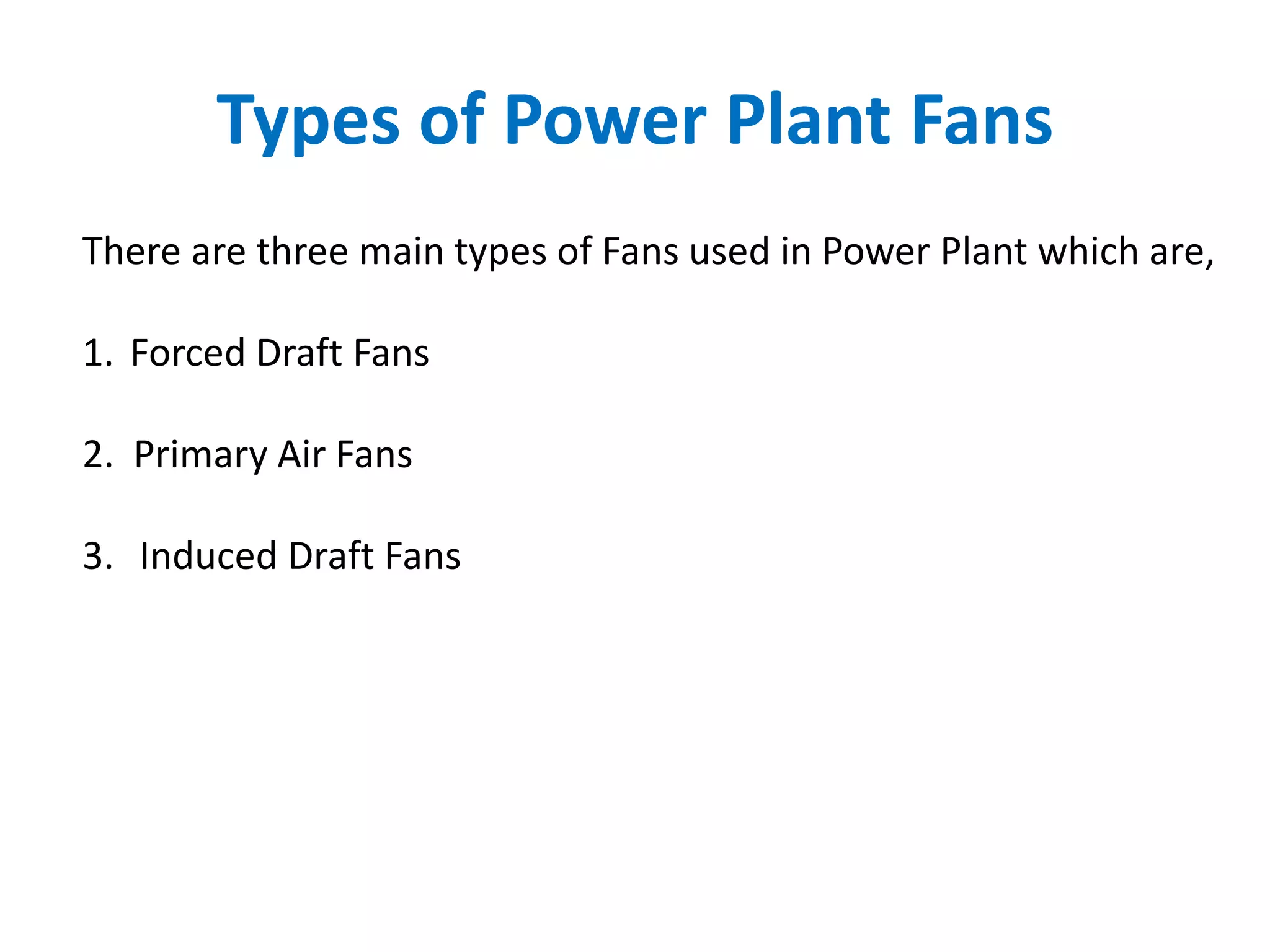 Fans and blower | PPTX