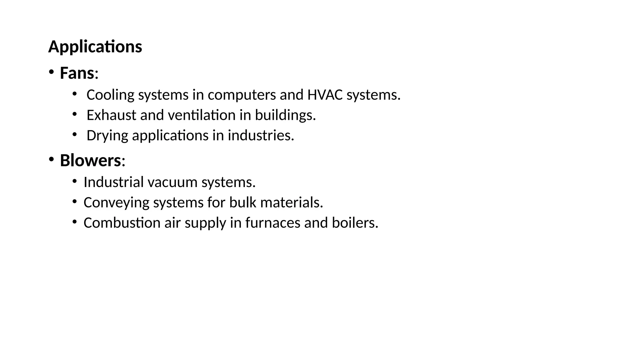 Fans and Blowers. mechanical related pptx | PPTX
