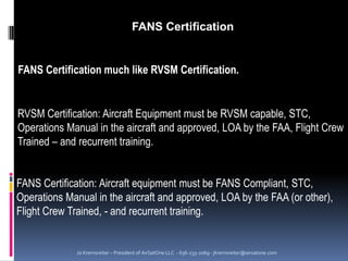 FANS 1/A Presentation Minnesota Business Aircraft Association | PPTX
