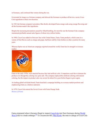 Fanta | DOCX