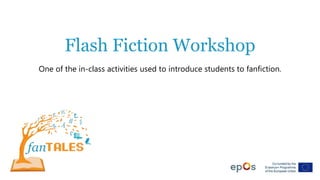 Fanfiction for Language & Literature Teaching | PPTX