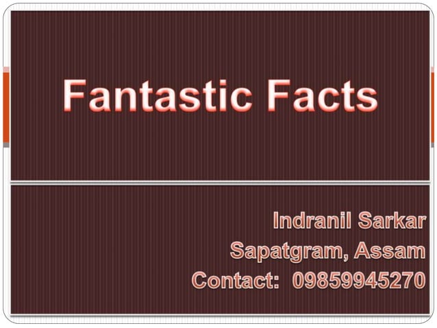Fantastic facts | PPT
