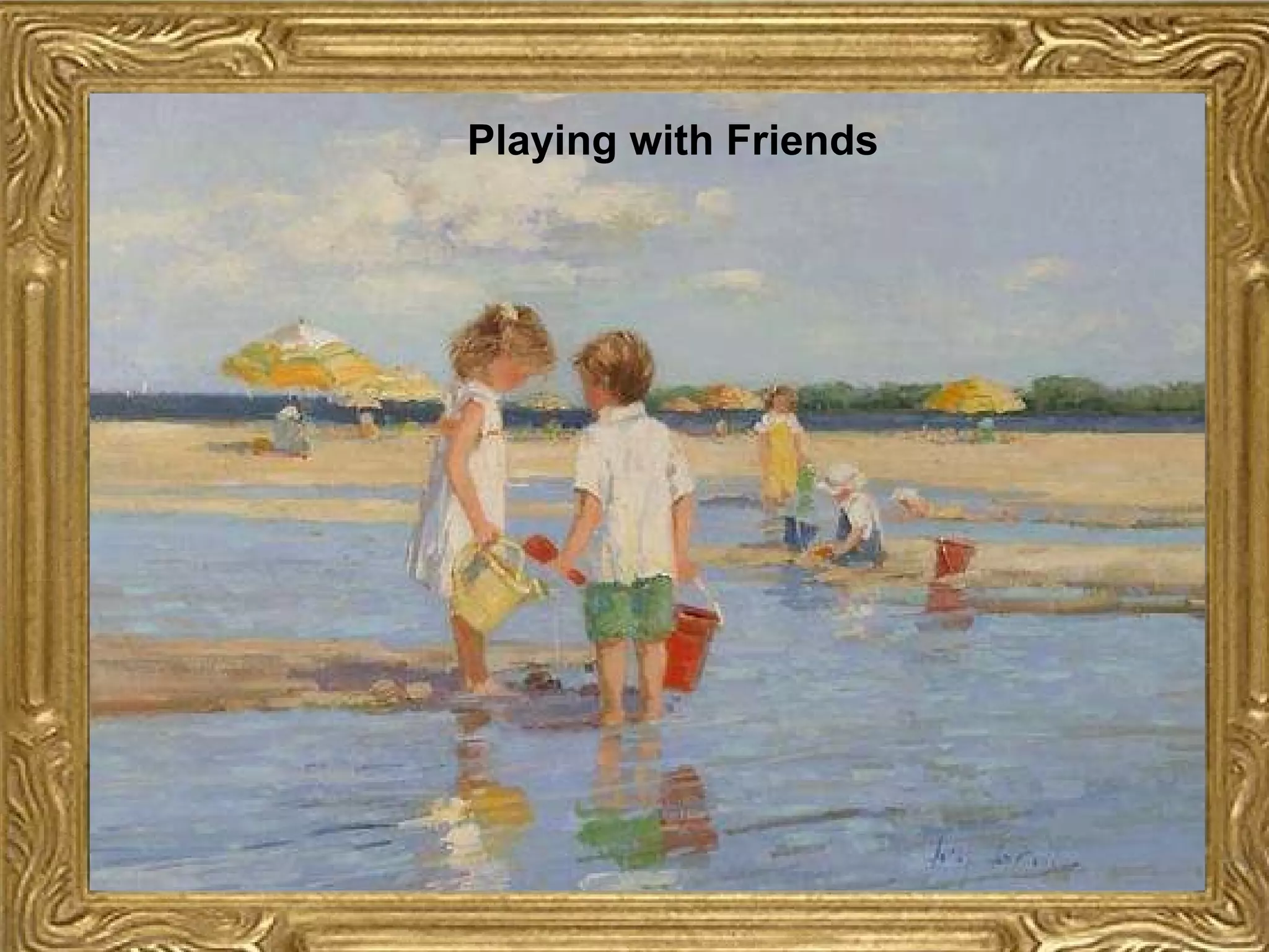 Sally Swatland Paintings Children On The Beach | PPS