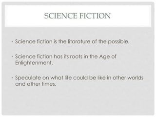 Fantasy and Science Fiction | PPTX