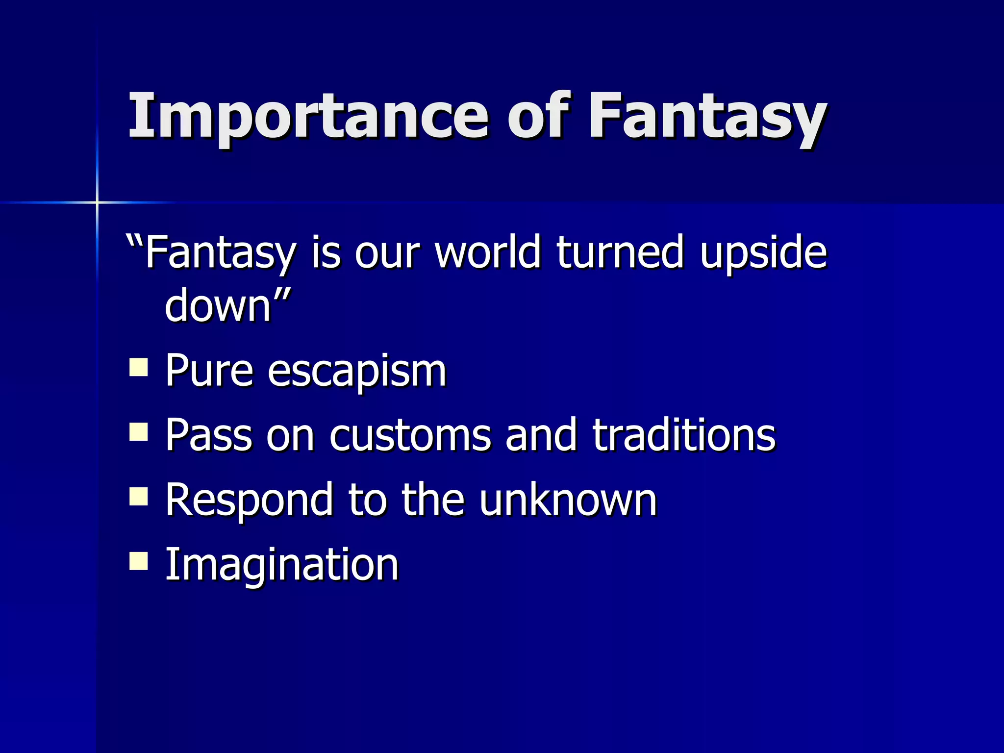 Fantasy+And+Scifi 1 | PPT