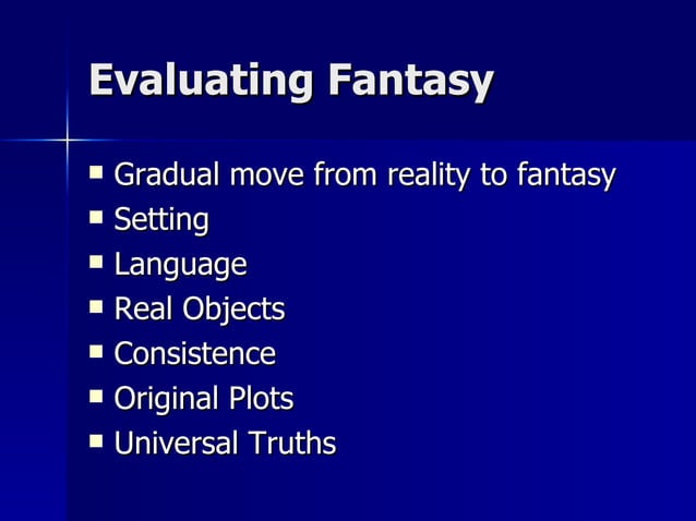 Fantasy+And+Scifi 1 | PPT