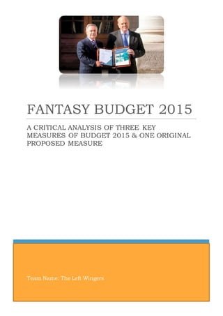 Fantasy Budget 2015 | PDF