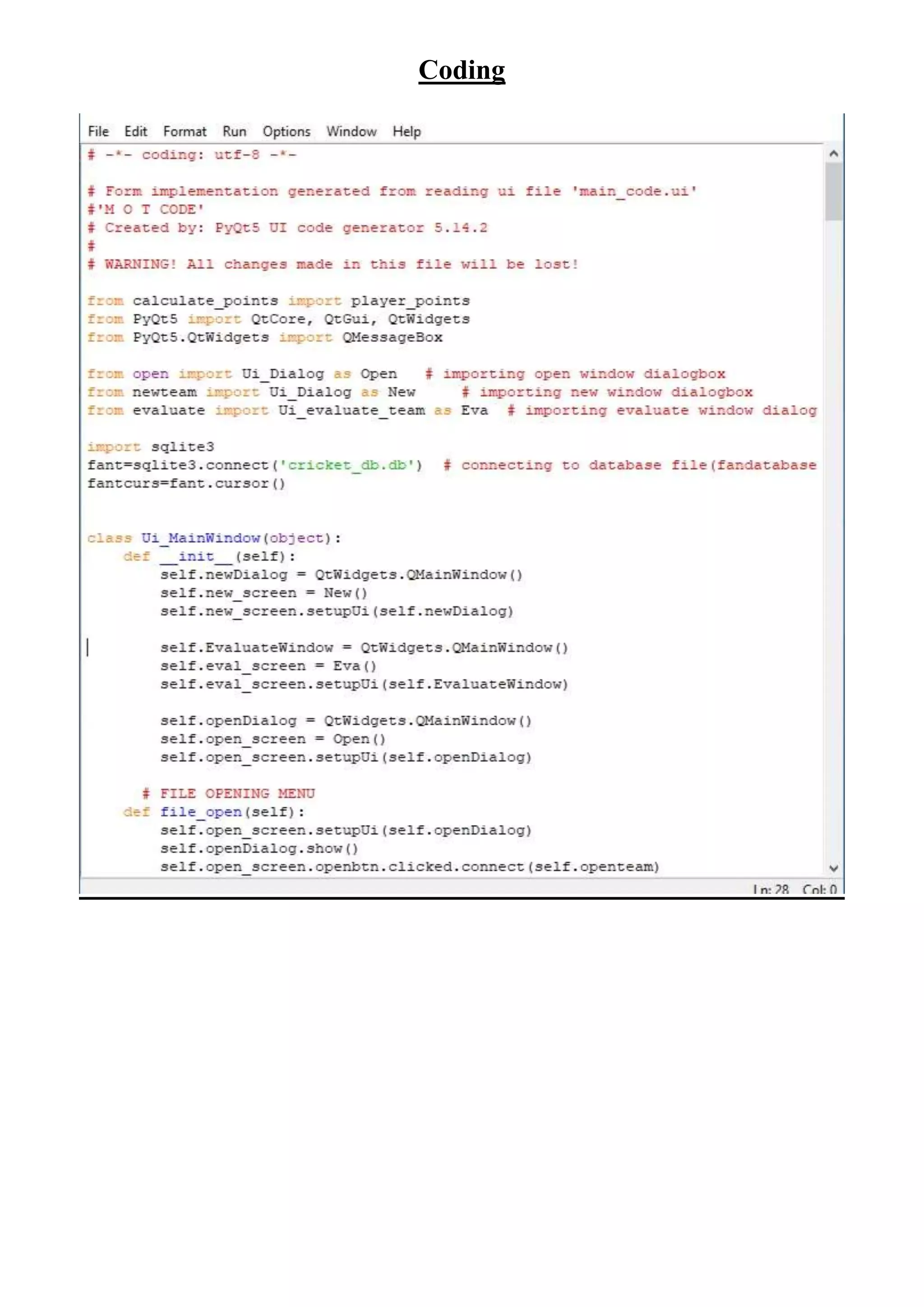 Fantasy cricket game using python(intershala project) | PDF