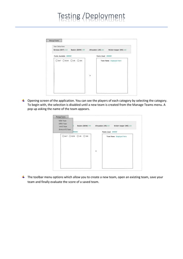 Fantasy cricket game using python(intershala project) | PDF ...