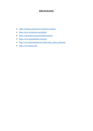 Fantasy cricket game using python(intershala project) | PDF