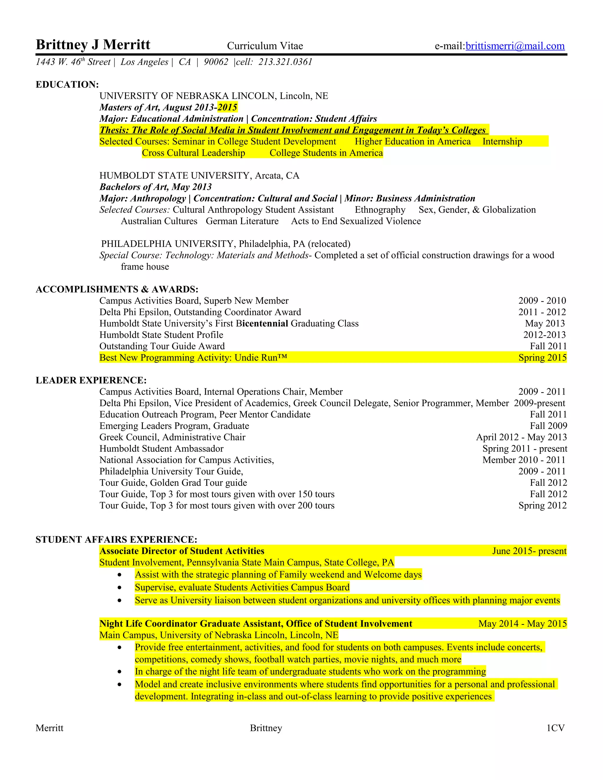 Fantasy CV updated | DOC