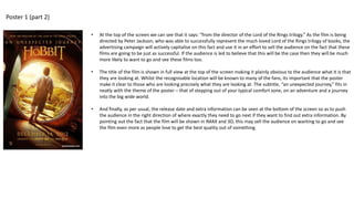 Fantasy film poster analysis | PPTX