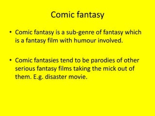 Fantasy films | PPTX